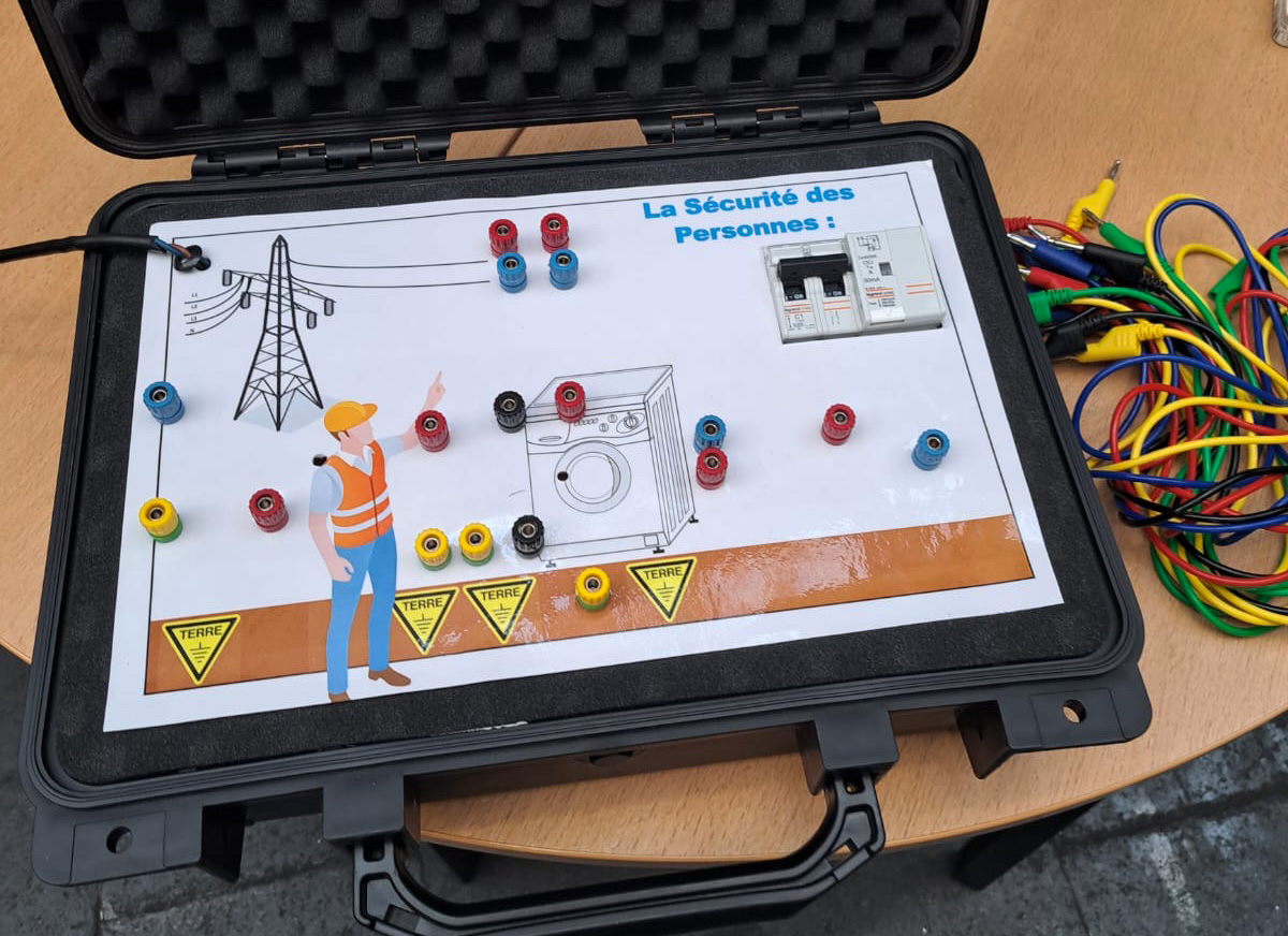 Jeu risque électrique - Atelier safety day - CLIEMA